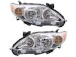 2011-2013 Toyota Corolla Headlight Assembly - Eagle Eyes TO2502204DP ...