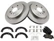 2014 Cadillac CTS Brake Rotor - TRQ BKA28529 - Rear - PartsGeek.com