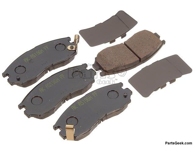 Mitsubishi Mirage Brake Pads - Disc Brake Pad - DuraGo Centric Wagner ...