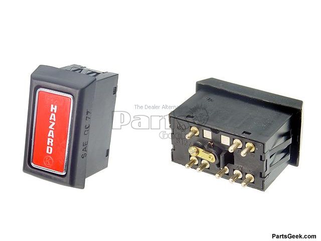 Mercedes Hazard Flasher Switch | 450SL 560SL 300D 380SL - 1978 1987 ...