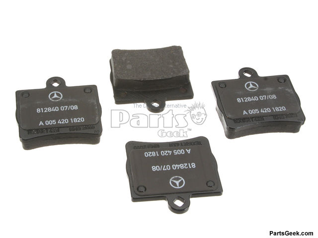Mercedes C230 Brake Pads - Disc Brake Pad - Pagid Akebono Genuine ...