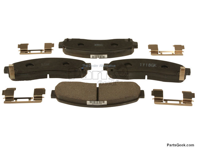 Pontiac Torrent Brake Pads - Disc Brake Pad - DuraGo TRQ Detroit Axle ...