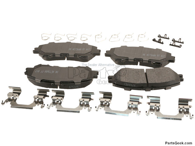 17 2017 Nissan Rogue Brake Pad Set - Brake - AC Delco, API, Advics ...