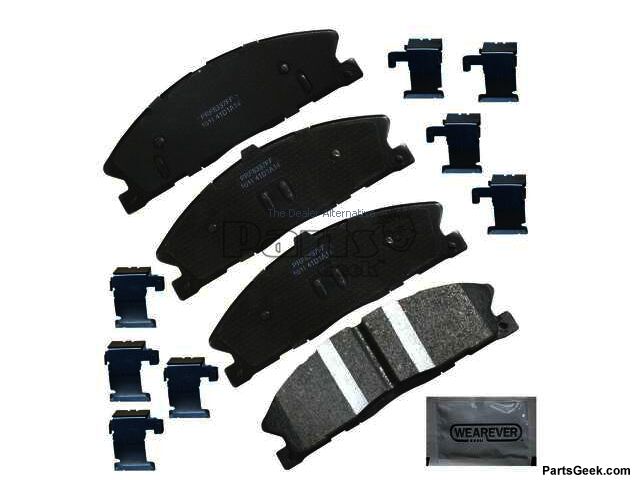 15 2015 Ford Explorer Brake Pad Set - Brake - AC Delco, API, ATE Coated ...