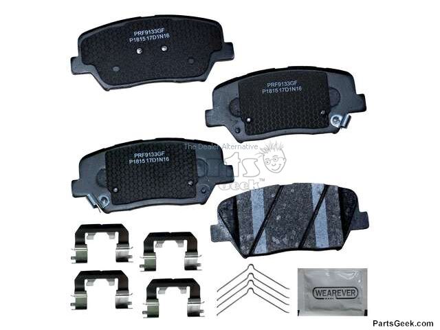 17 2017 Kia Sorento Brake Pad Set - Brake - AC Delco, ACKOJA, API ...