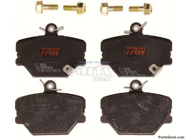09 2009 Smart Fortwo Brake Pad Set - Brake - AC Delco, API, ATE ...