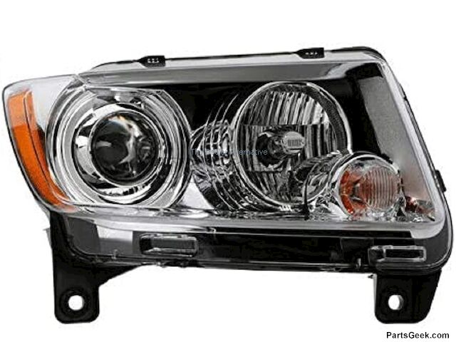 11 2011 Jeep Grand Cherokee Headlight Assembly - Body Electrical ...
