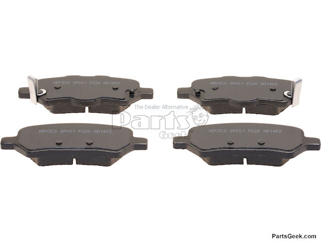 09 2009 Toyota Venza Brake Pad Set - Brake - AC Delco, API, Advics ...