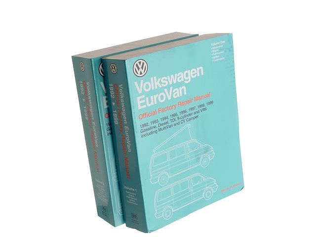 1992-1997, 1999-2003 Volkswagen EuroVan Paper Repair Manual - Bentley ...