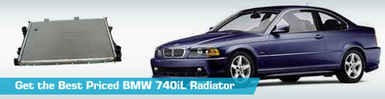 BMW 740iL Radiator - Auto Radiators - TRQ Autopart Premium OSC ...