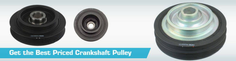 Crankshaft Pulley - Crank Pulley Replacement | Parts Geek