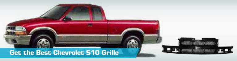 Chevrolet S10 Grille - Grill - Replacement AP Action Crash DIY ...