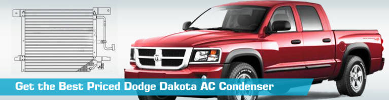 Dodge Dakota AC Condenser - Air Conditioning - TYC UAC GPD Denso ...