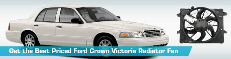 Ford Crown Victoria Radiator Fan - Cooling System - Replacement Four ...