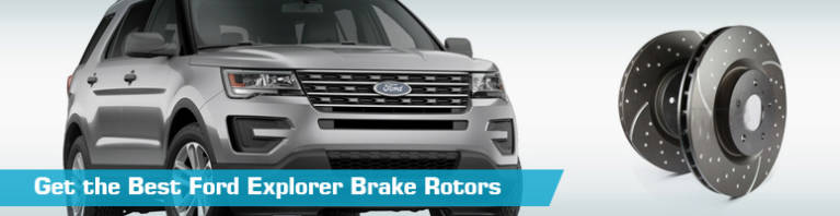 Ford Explorer Brake Rotors - Brake Disc - Detroit Axle Motorcraft TRQ ...