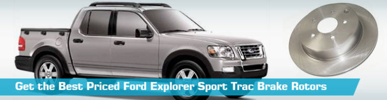 Ford Explorer Sport Trac Brake Rotors - Brake Disc - TRQ API DuraGo ...