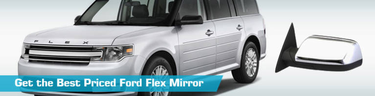 Ford Flex Mirror - Side View Mirrors - TRQ Kool Vue Action Crash ...