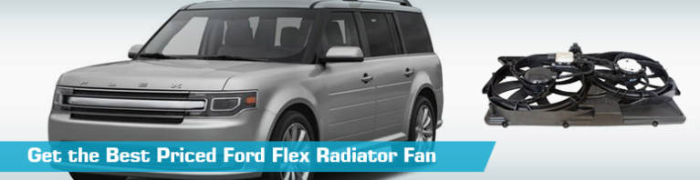 Ford Flex Radiator Fan - Cooling System - Replacement TYC Four Seasons ...
