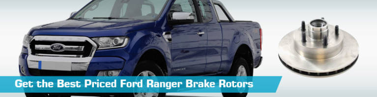 Ford Ranger Brake Rotors - Brake Disc - DuraGo TRQ Raybestos API ...