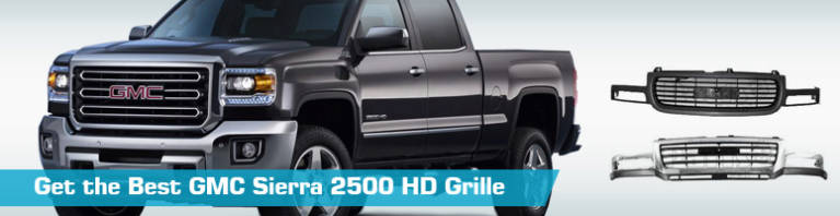GMC Sierra 2500 HD Grille - Grill - Action Crash Replacement AP DIY ...