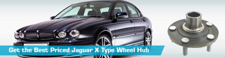 Jaguar X Type Wheel Hub - Wheel Bearing Hubs - DriveBolt Replacement ...
