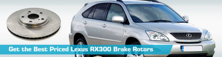 Lexus RX300 Brake Rotors - Brake Disc - Brembo TRQ Bosch Detroit Axle ...
