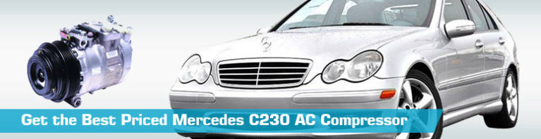 Mercedes C230 AC Compressor - Air Conditioning - Replacement Autopart ...