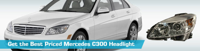 Mercedes C300 Headlight - Headlights - TYC Depo TRQ DIY Solutions ...