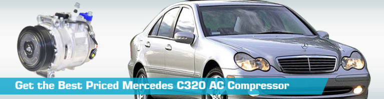 Mercedes C320 AC Compressor - Air Conditioning - Replacement UAC ...