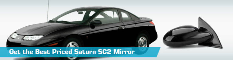 Saturn SC2 Mirror - Side View Mirrors - Dorman Action Crash TRQ TechPro ...