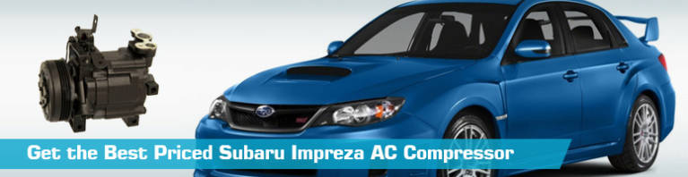 Subaru Impreza AC Compressor - Air Conditioning - Autopart Premium UAC ...